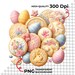 Watercolor Easter Biscuits Clipart, 35 High Quality PNG Files, Cute ...
