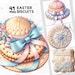 Watercolor Easter Biscuits Clipart, 35 High Quality PNG Files, Cute ...