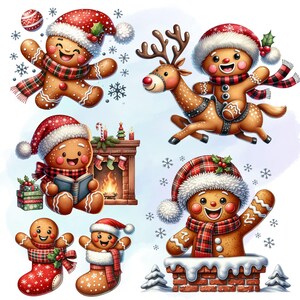 Gingerbread Clipart Png, Holiday Gingerbread Boy Girl, Gingerbread ...