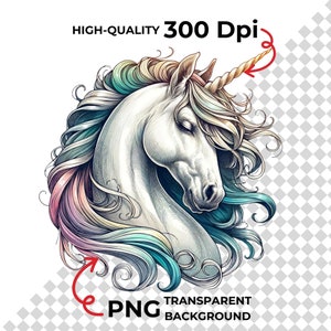 30 Enchanted Unicorn Clip Arts, High Quality PNG With Transparent ...