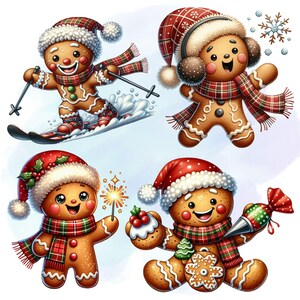 Gingerbread Clipart Png, Holiday Gingerbread Boy Girl, Gingerbread ...