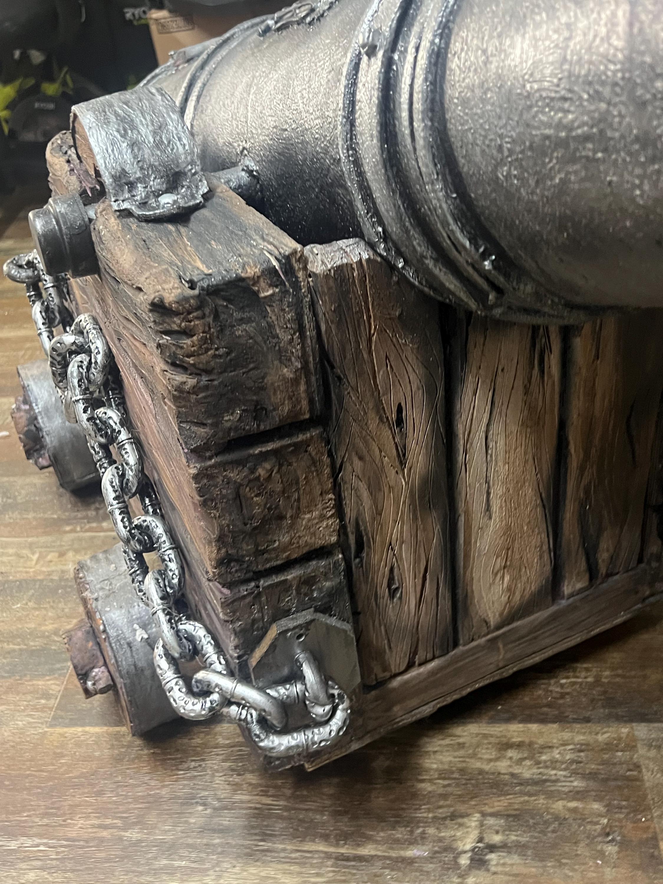 Full Size Naval / Pirate Cannon Prop With Fogger Hookup (opt), Hand ...