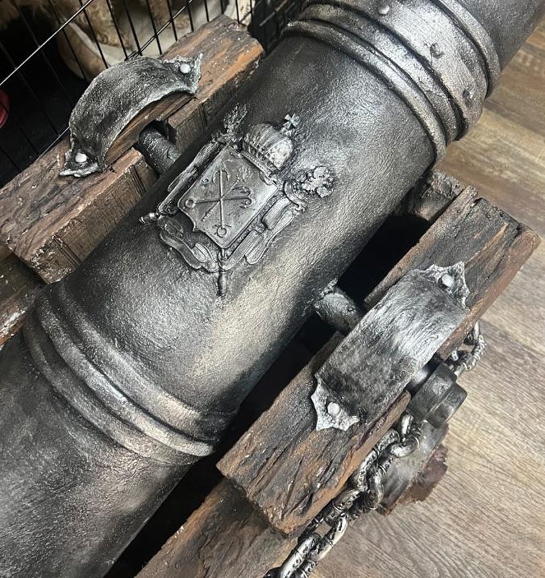 Full Size Naval / Pirate Cannon Prop With Fogger Hookup (opt), Hand ...