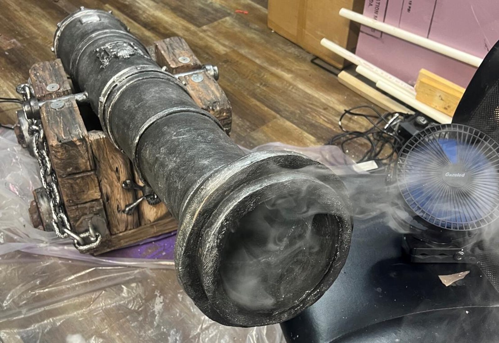 Full Size Naval / Pirate Cannon Prop With Fogger Hookup (opt), Hand ...