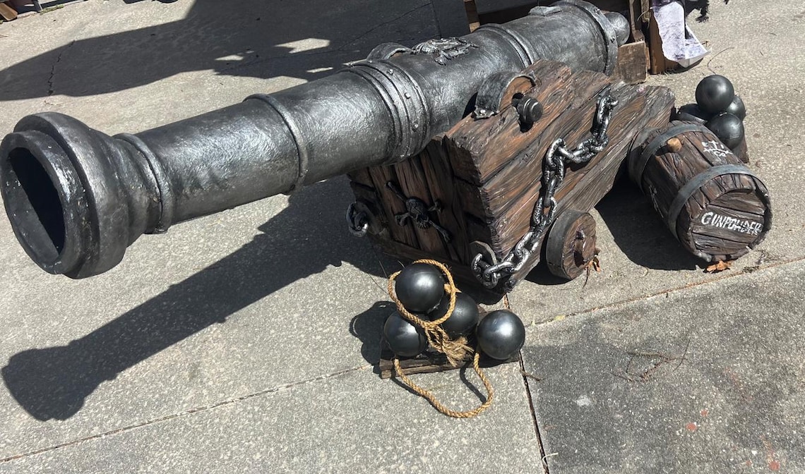 Full Size Naval / Pirate Cannon Prop With Fogger Hookup (opt), Hand ...