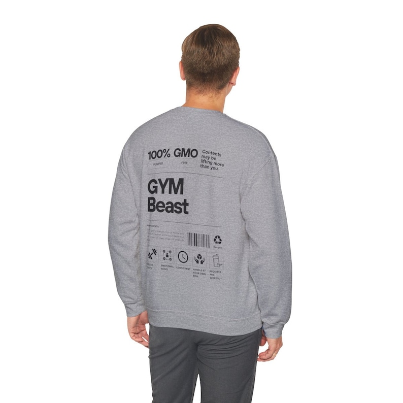 Gym Beast Sweatshirt, Pump Cover Hoodie, Gym Sweatshirt, Pump Cover ...