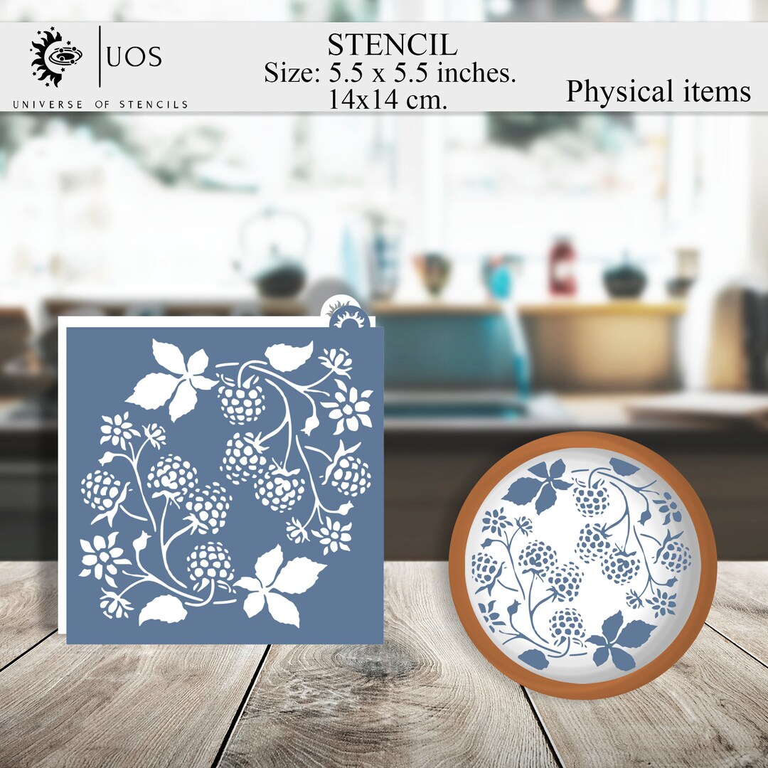 Stencil Raspberry, Cookie Stencil, Stencil Filigree, Universal Stencils ...