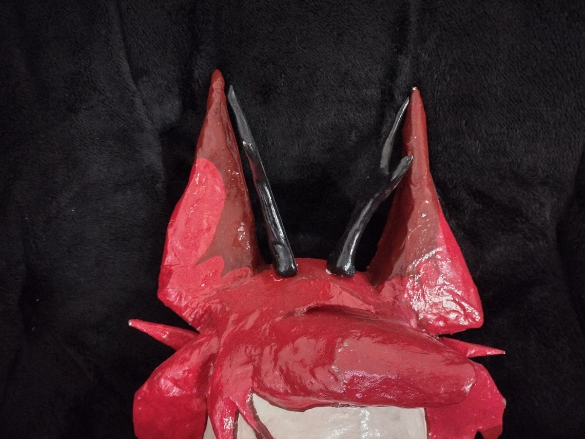 The Best Showman Mask Scary Paper Mache Mask Halloween Moving Jaw Mask ...