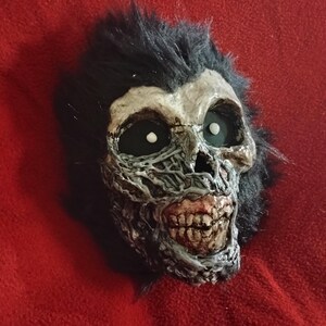 The Corpse Monkey Mask Paper Mache Mask Halloween Mask - Etsy