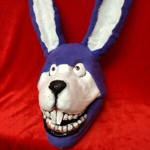 The Mascot Rabbit Mask Paper Mache Mask - Etsy