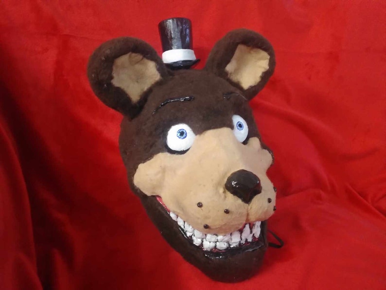 The Mascot Bear Mask Paper Mache Mask - Etsy