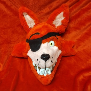 The Mascot of 87' Fox Mask Paper Mache Mask - Etsy