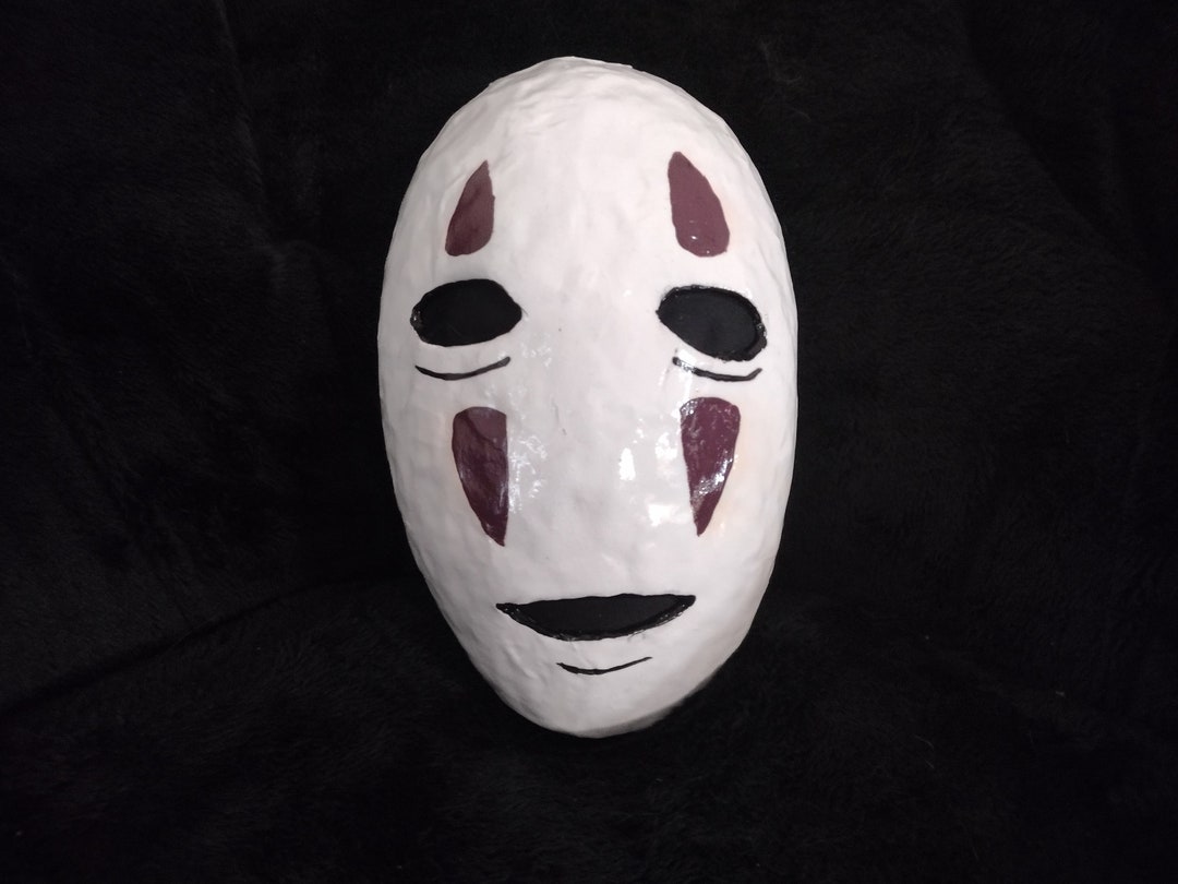 The Noh Inspired Mask Paper Mache Mask Halloween Mask - Etsy
