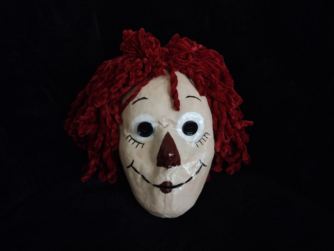 Vintage Rag Doll Mask: Paper Mache Halloween Costume - Etsy