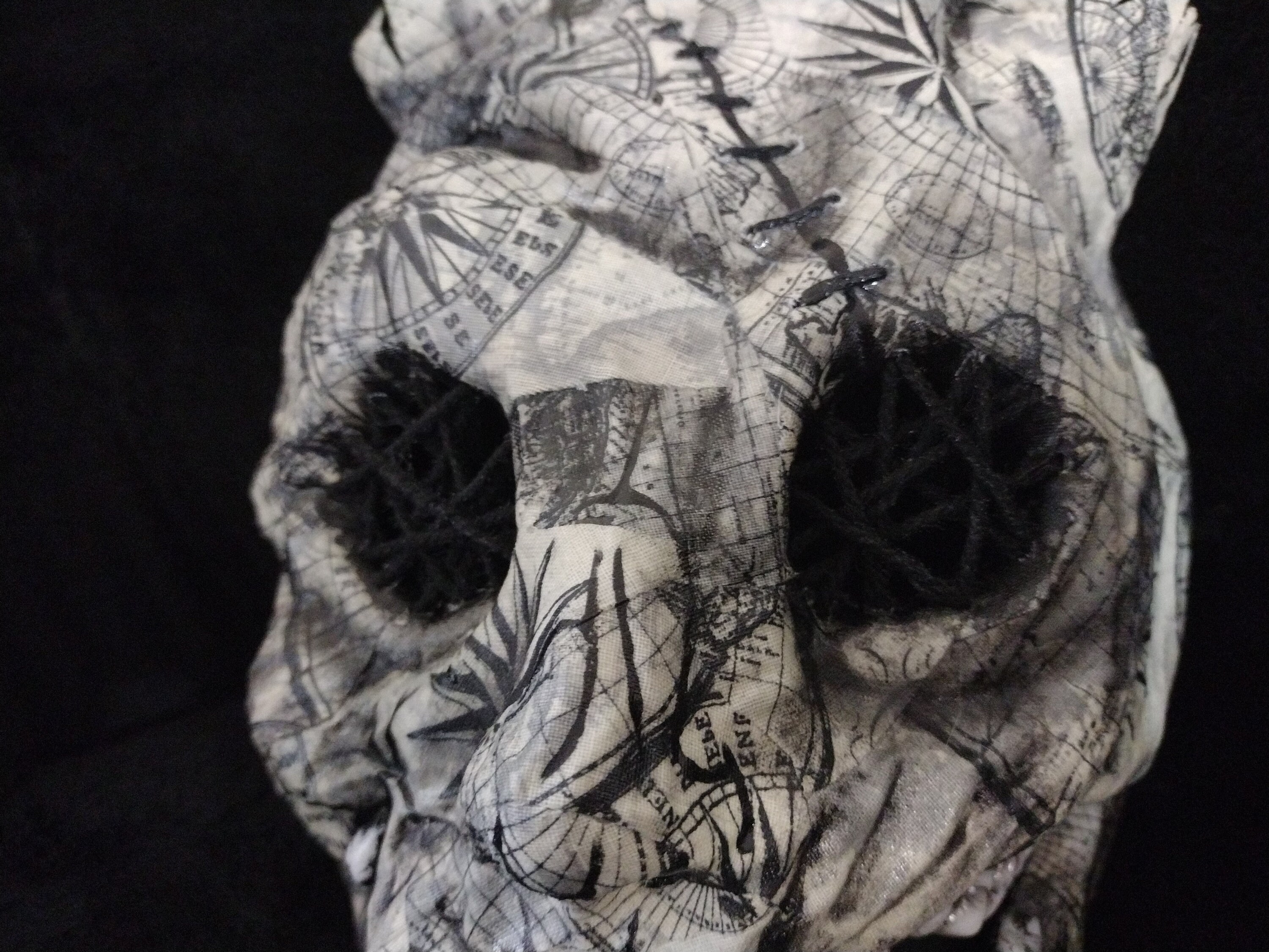 The Twisted Mask Scary Paper Mache Mask Halloween Mask - Etsy
