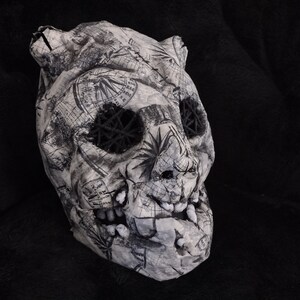 The Twisted Mask Scary Paper Mache Mask Halloween Mask - Etsy