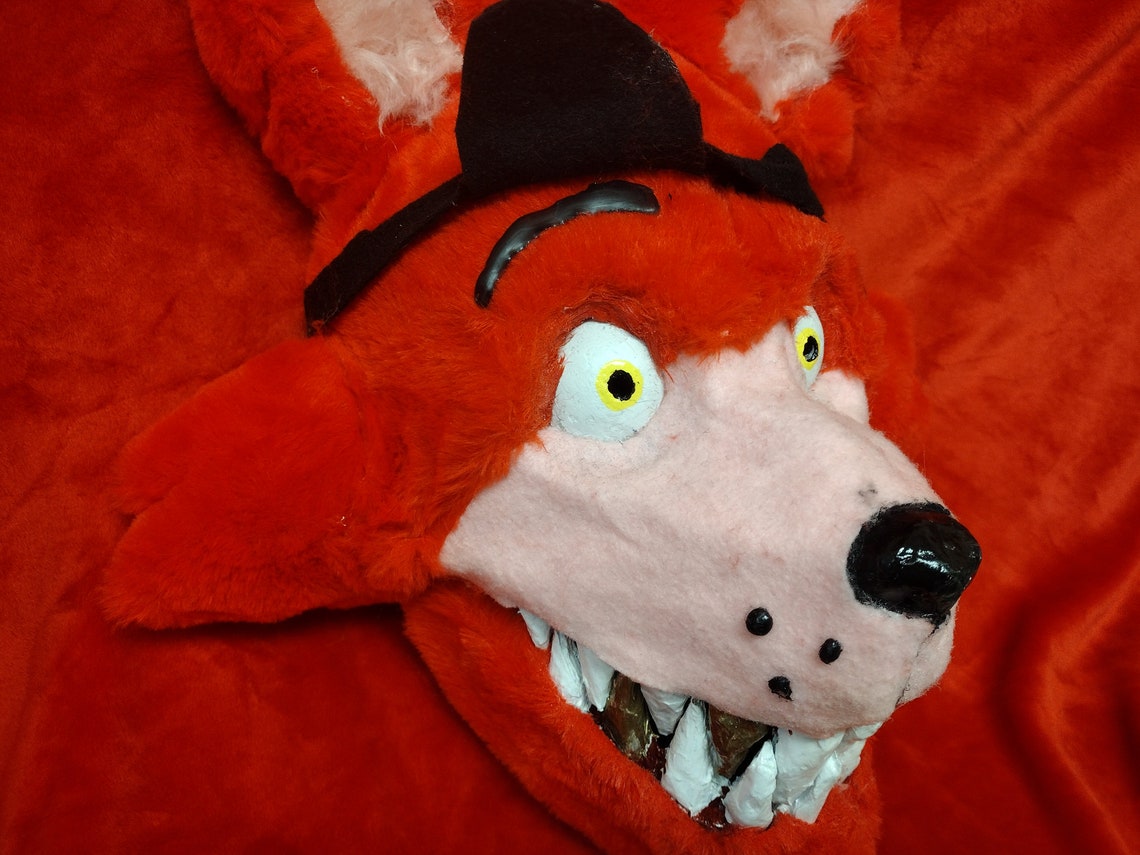 The Mascot of 87' Fox Mask Paper Mache Mask - Etsy