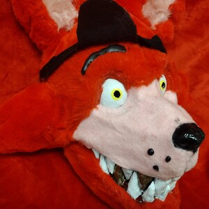The Mascot of 87' Fox Mask Paper Mache Mask - Etsy