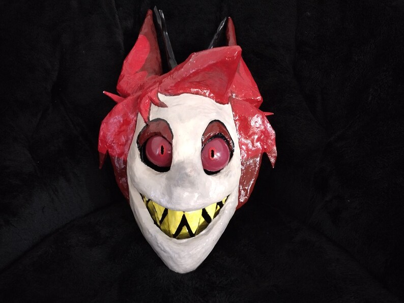 The Best Showman Mask Scary Paper Mache Mask Halloween Moving Jaw Mask ...