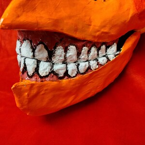 The Mascot Chicken Mask Paper Mache Mask - Etsy