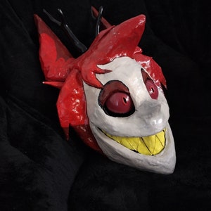 The Best Showman Mask Scary Paper Mache Mask Halloween Moving Jaw Mask ...
