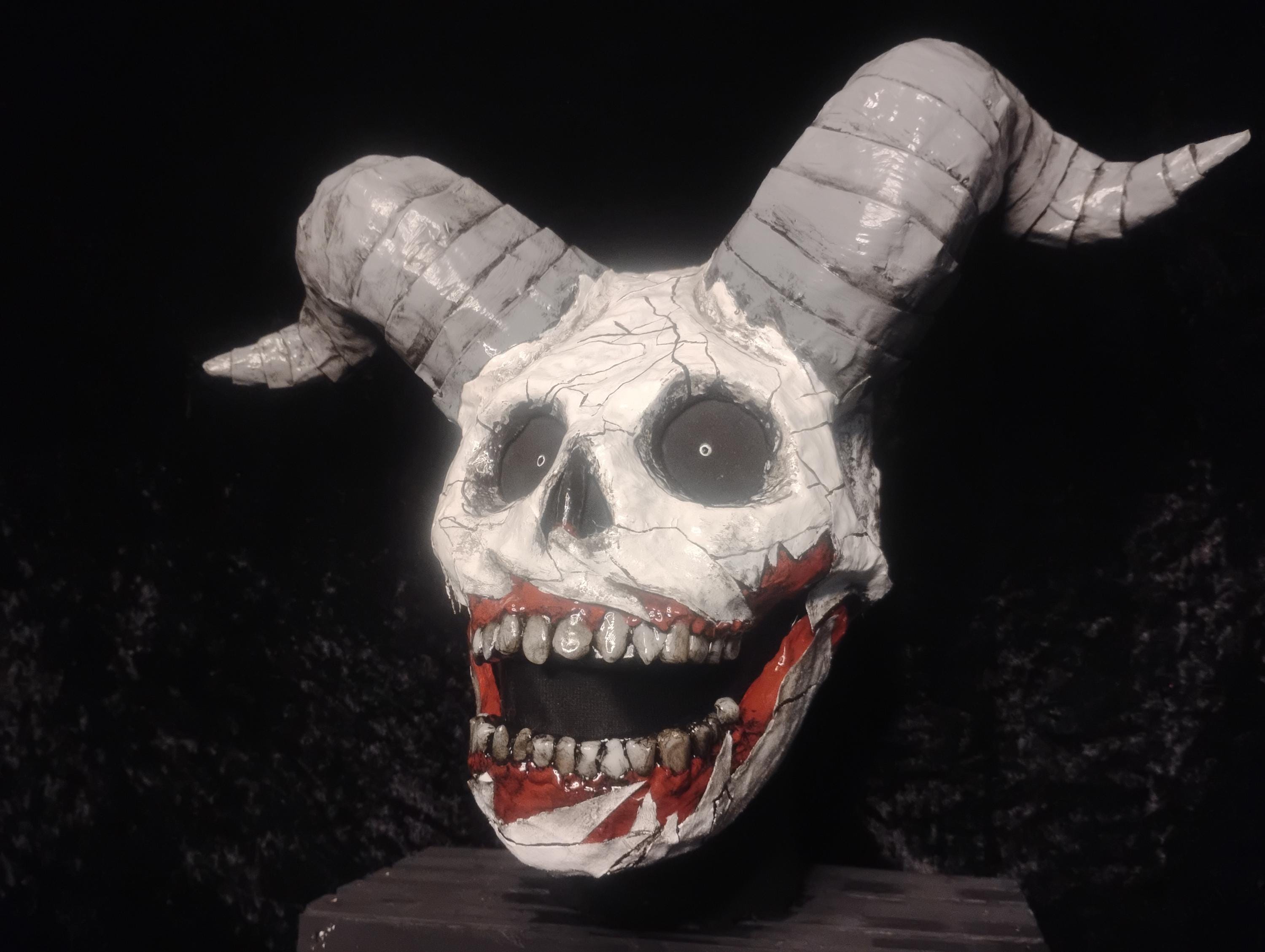Ancient Cosmic Monster Mask Paper Mache Halloween Mask - Etsy