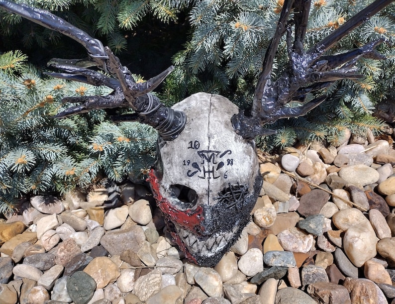 A Mask Maker's Mask V2 Scary Paper Mache Halloween/cosplay Mask ...