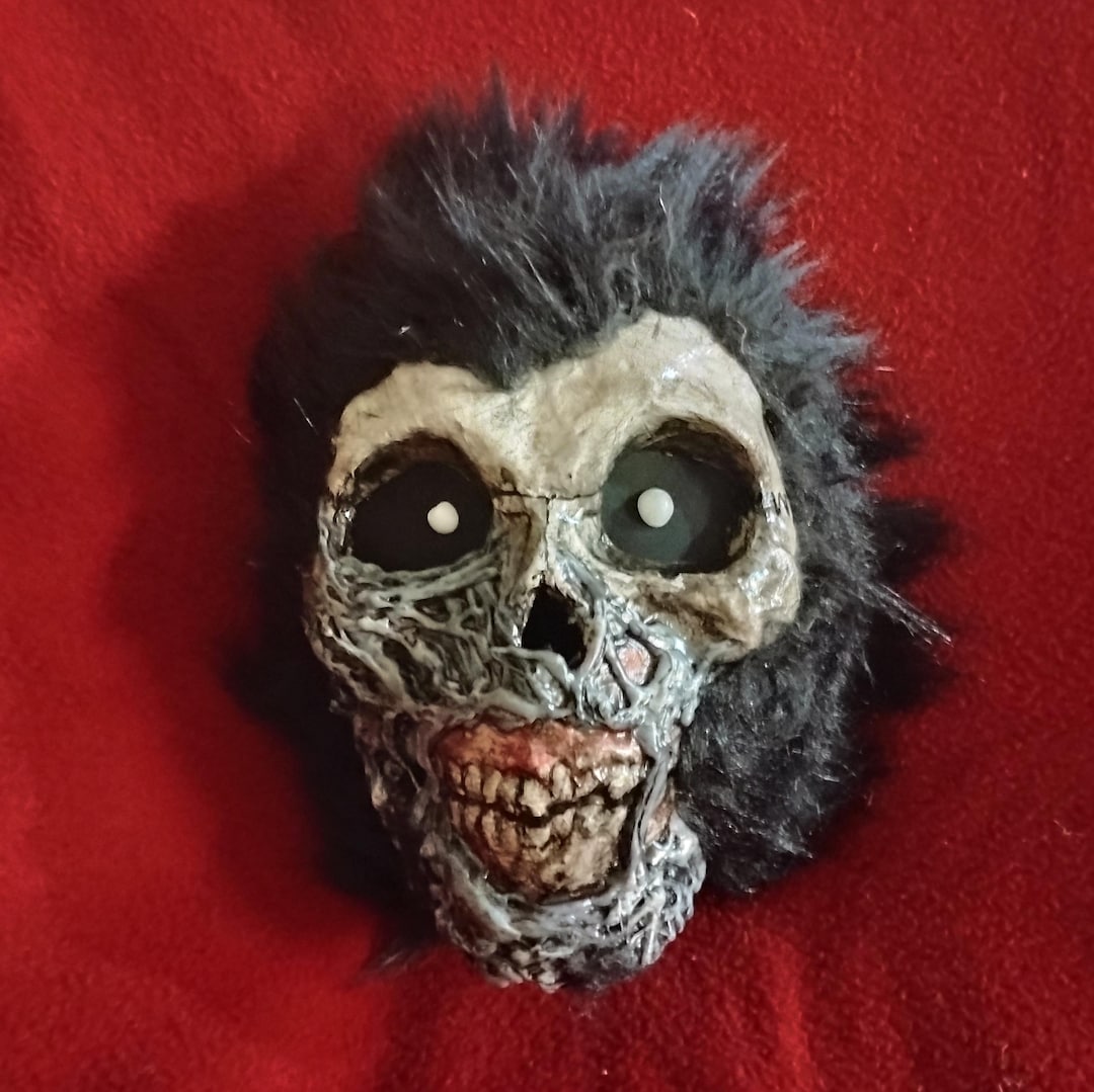The Corpse Monkey Mask Paper Mache Mask Halloween Mask - Etsy