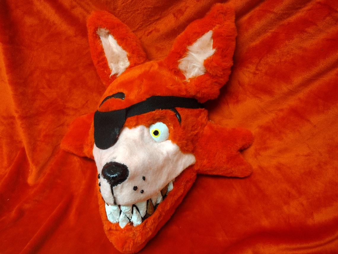 The Mascot of 87' Fox Mask Paper Mache Mask - Etsy