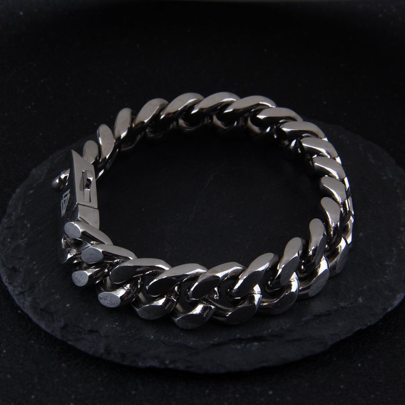 Stainless Steel Link Bracelet - Etsy