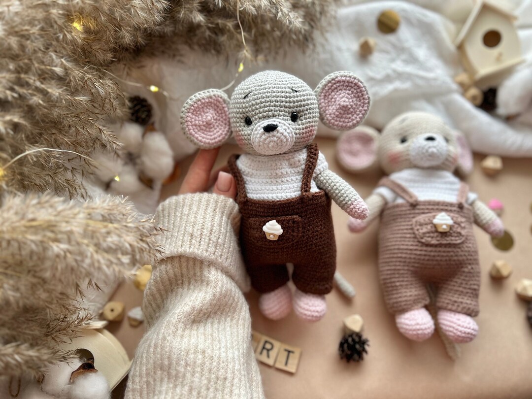 CROCHET PATTERN Mouse, Mouse Toy, Crochet Mouse, Amigurumi Mouse Toy ...