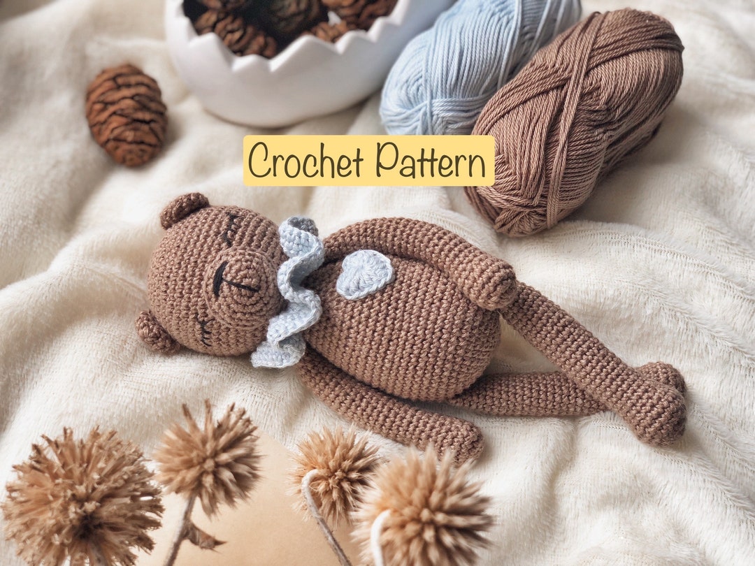 Crochet Pattern Bear, Crochet Bear Pattern, Amigurumi Bear Tutorial ...