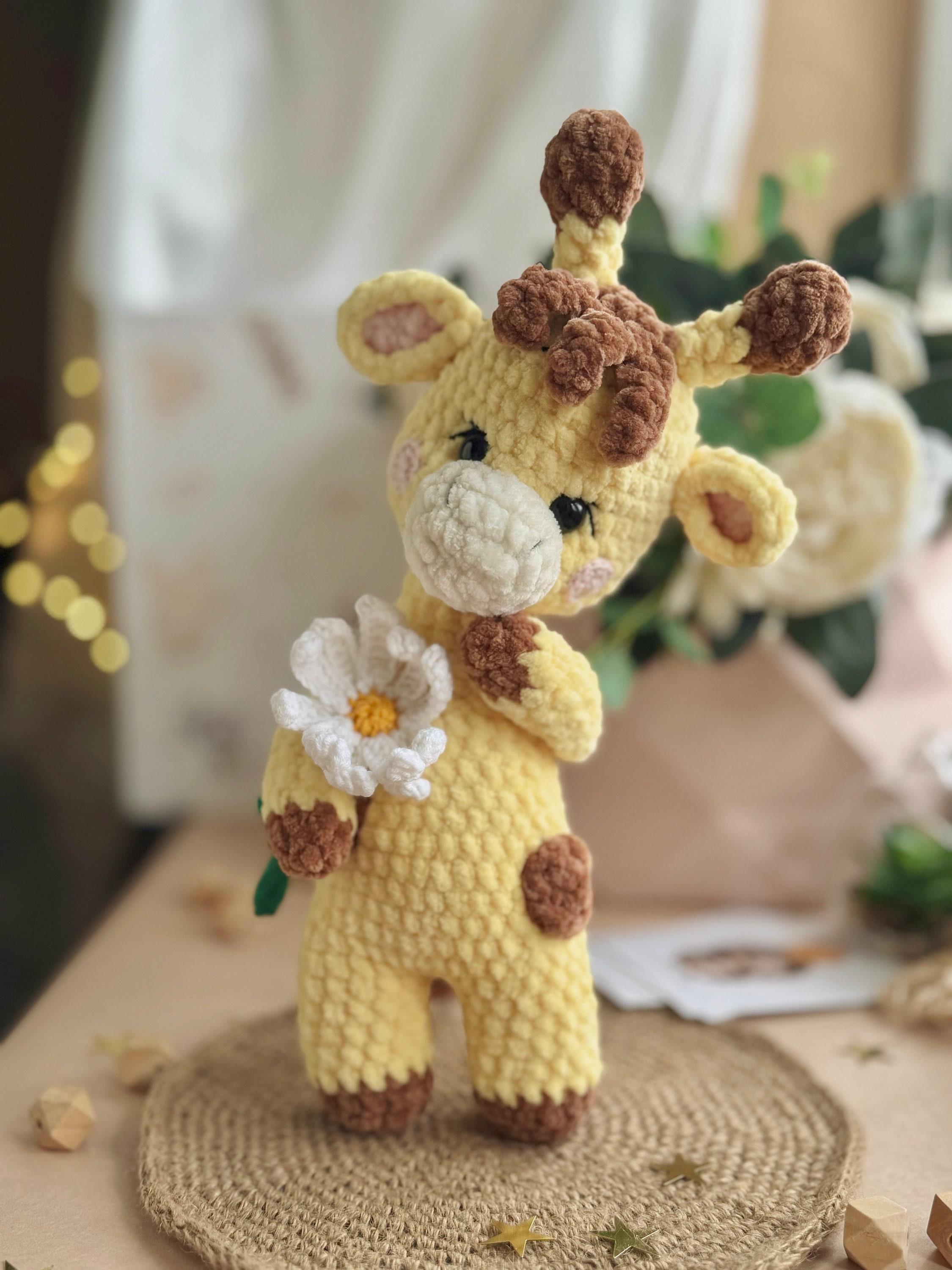 Crochet Giraffe Pattern, Plushie Giraffe Tutorial, Cute Giraffe Toy ...