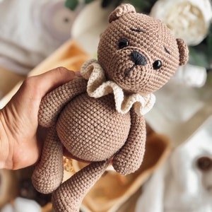 Crochet Pattern Bears Set 2in1, Crochet Teddy Bear Pattern, Bear Rattle ...