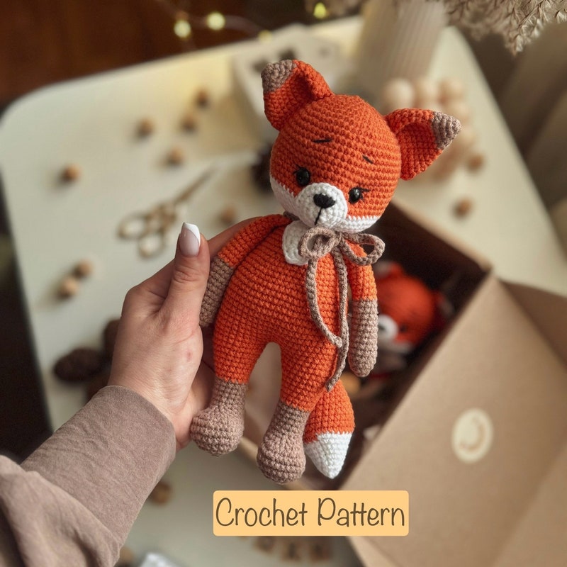 Crochet Fox Pattern - Etsy