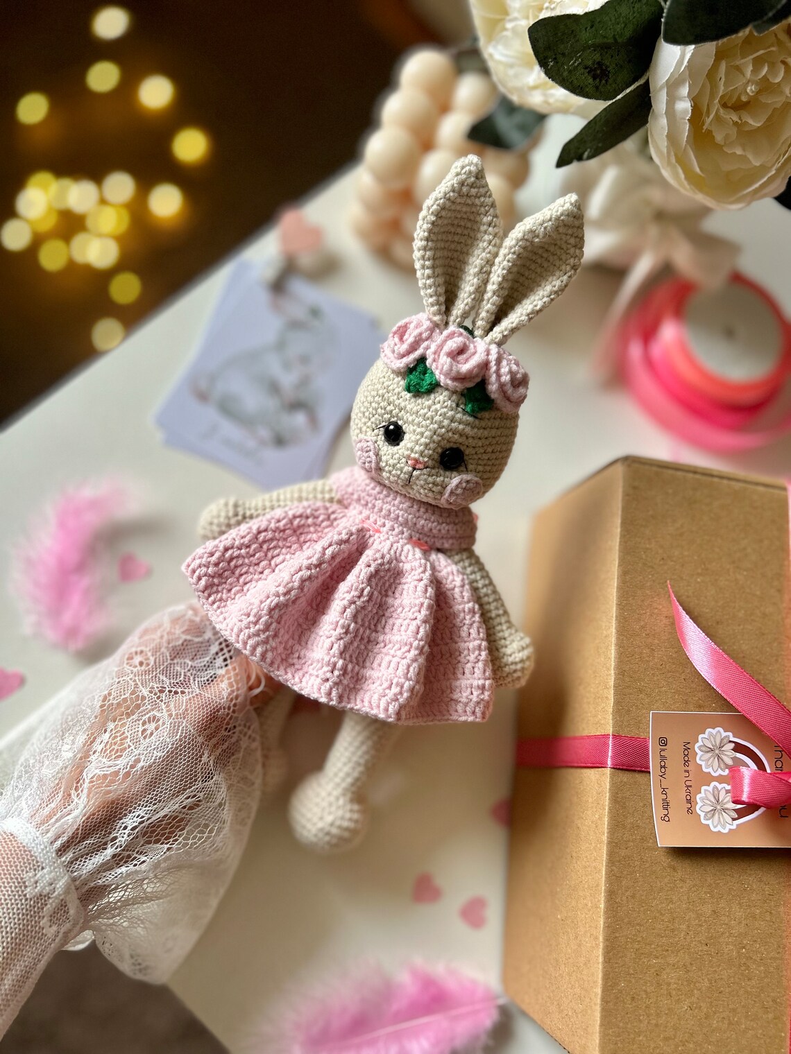 CROCHET PATTERN SET 3in1, Rabbit in Dress, Rattle Rabbit, Booties, Diy ...