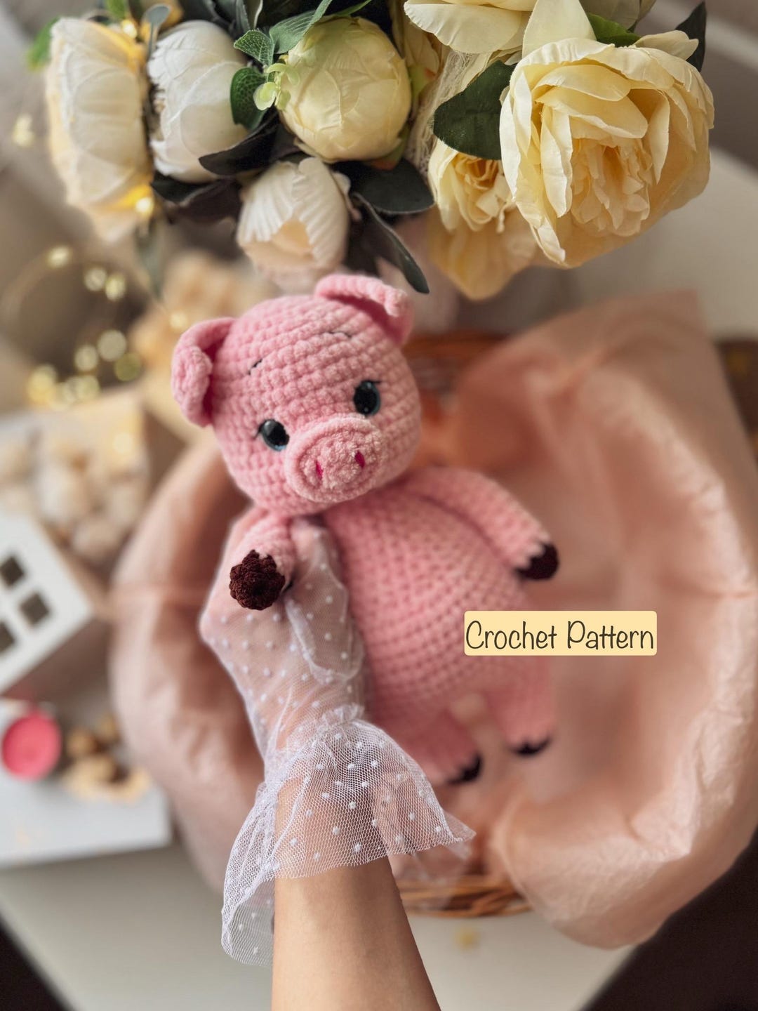 Pig Crochet Pattern, Amigurumi Pig Tutorial, Crochet Pig Pattern ...