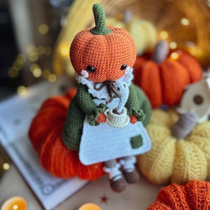Halloween Crochet Pattern, Halloween Doll Amigurumi, Amigurumi Pattern ...