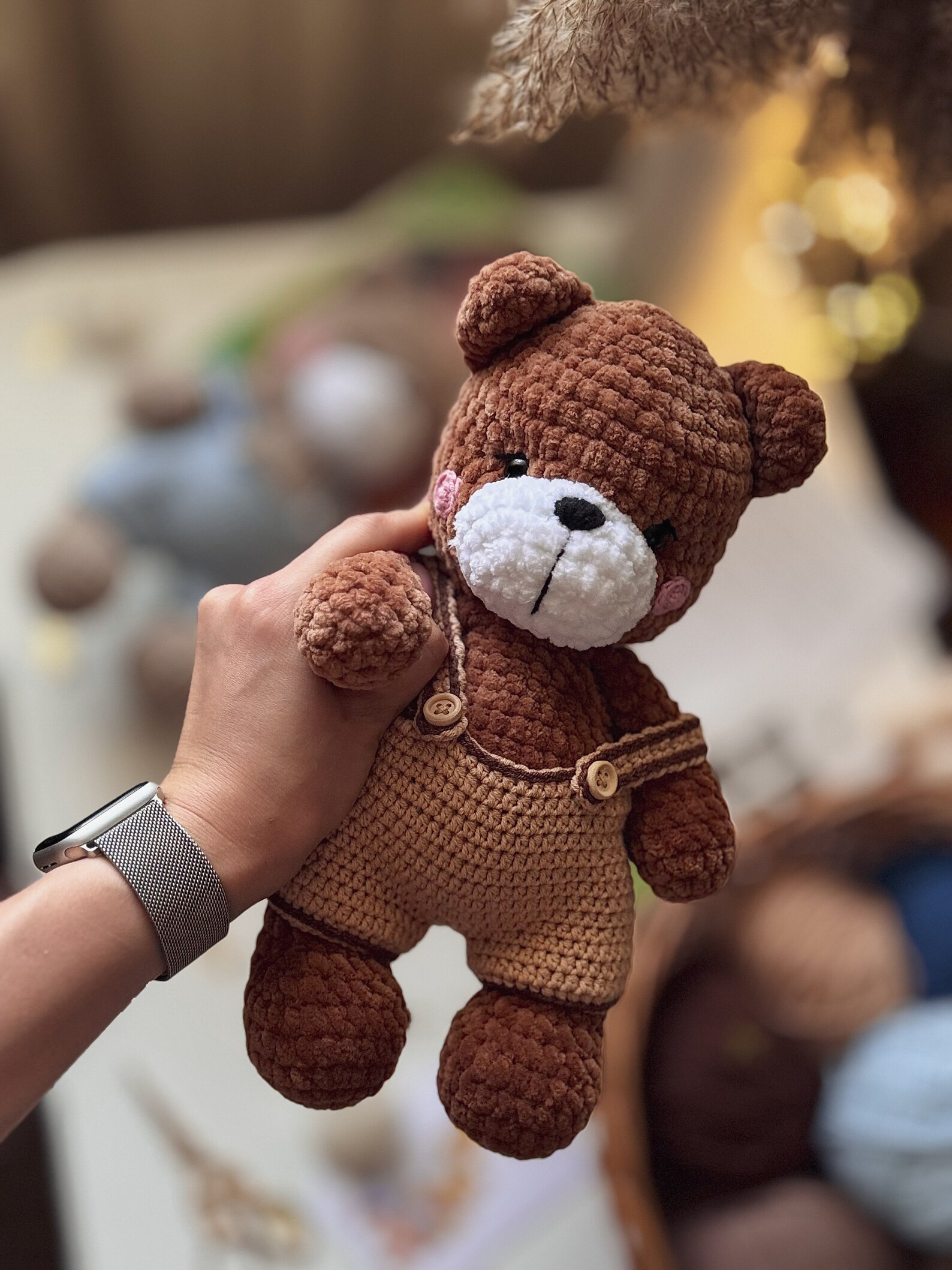 Crochet Pattern Bear, Bear Amigurimi, Bear With Pants Pattern, Crochet ...