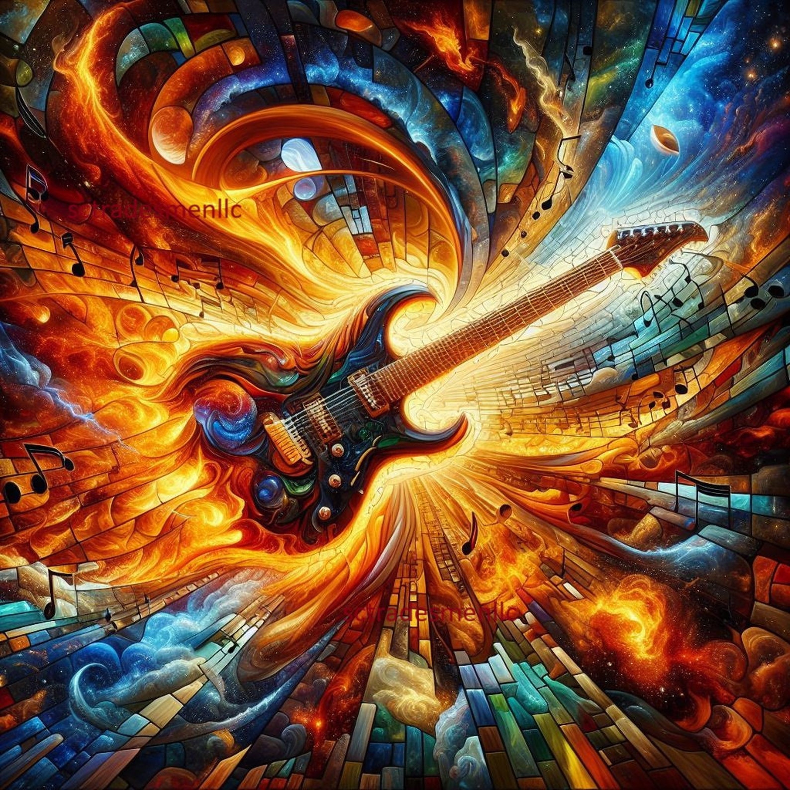 Hard Rock Electric Guitar Digital Image Picture Photo Wallpaper ...