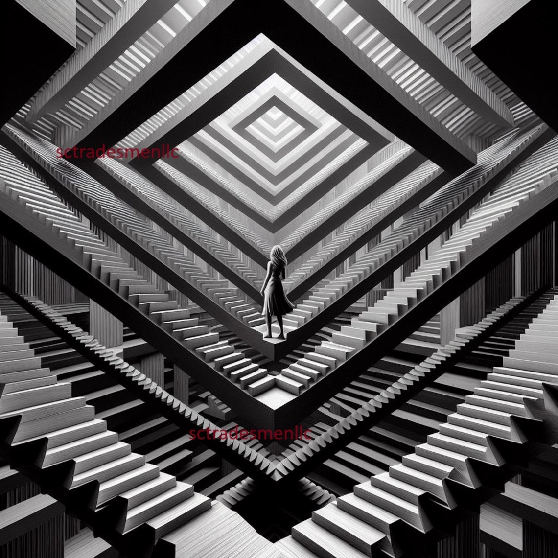 Infinity Stairs Digital Image Picture Pic Photo Wallpaper Screensaver ...