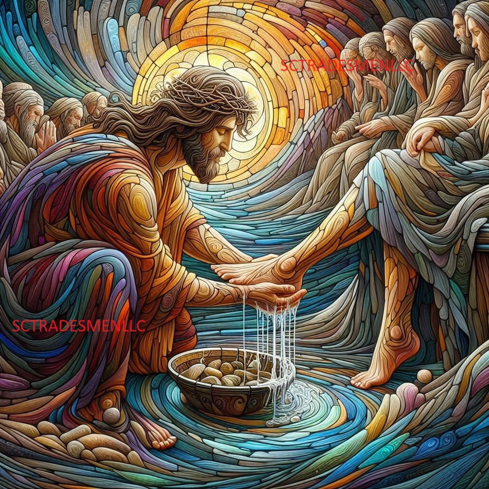 Jesus Washes Feet Digital Image Picture Pic Photo Wallpaper Screensaver ...
