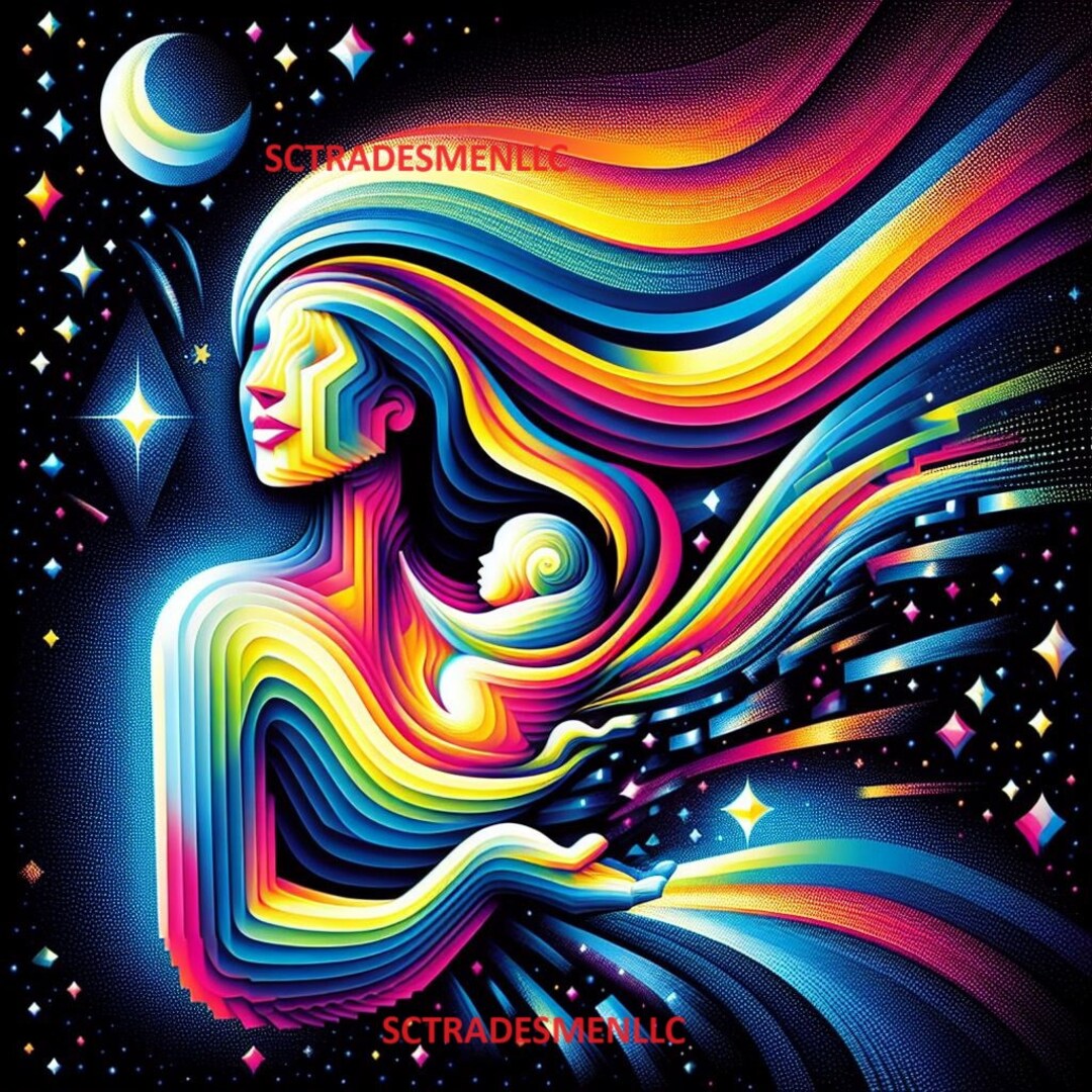 Mother & Baby Space Digital Image Picture Pic Photo Wallpaper ...