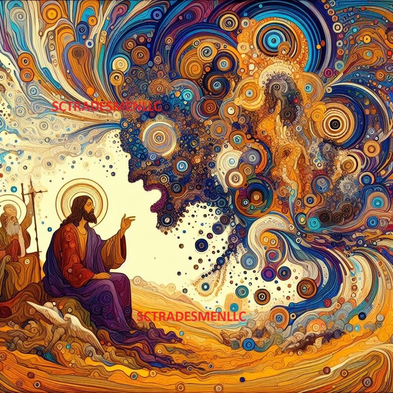 Jesus in the Desert Digital Image Picture Pic Photo Wallpaper ...