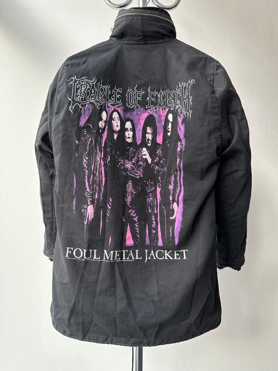 Vintage Cradle of Filth “foul Metal Jacket” 2004 M65 Coat - Size M - Etsy