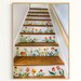 Whimsical Home Decor: Hand-painted Floral Stair Risers, Unique ...