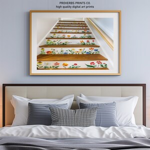 Whimsical Home Decor: Hand-painted Floral Stair Risers, Unique ...