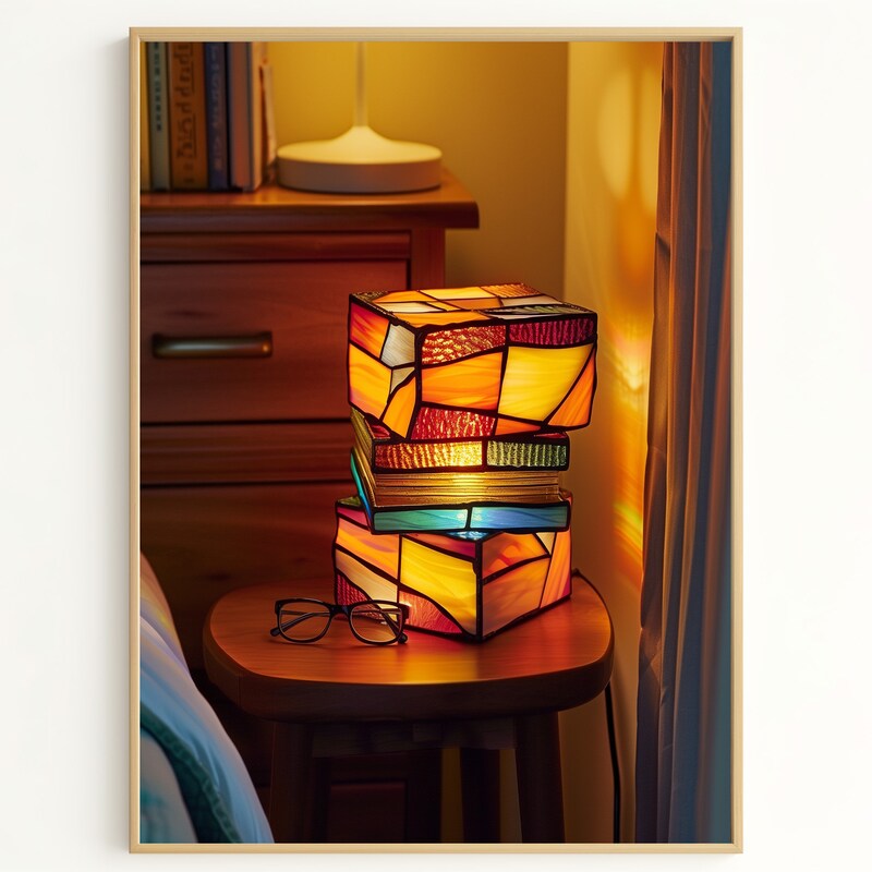 Book Lamp - Etsy
