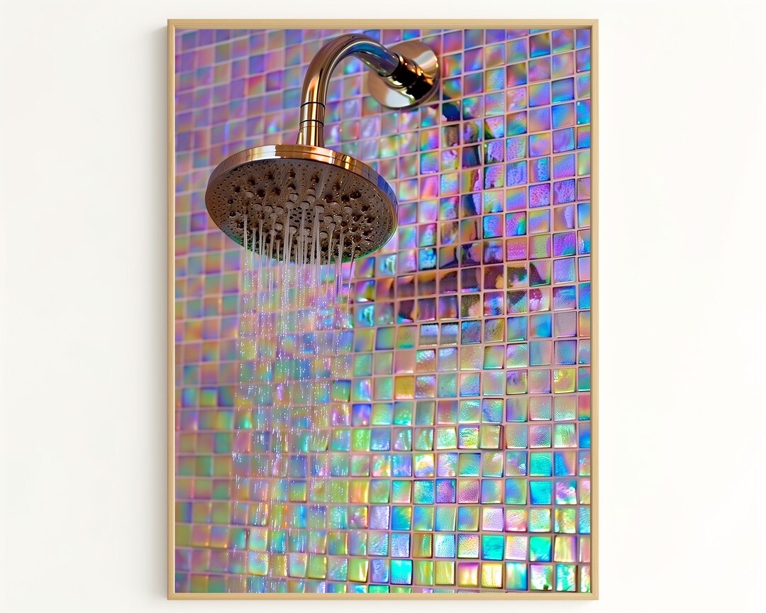 Luxury Bathroom Renovations: Iridescent Shower Tiles for a Sparkling ...