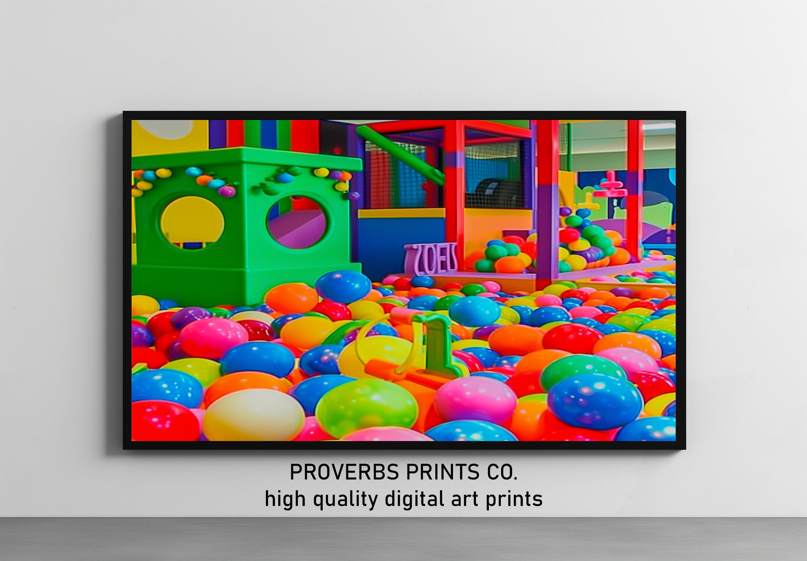 Colorful Ball Pit Balls - Vibrant Indoor Playground Ball Pit for Fun ...